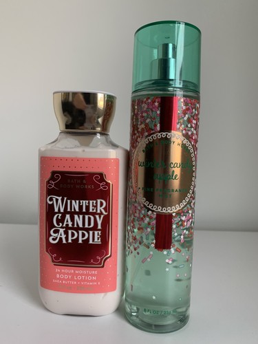 Bath & Body Works WINTER CANDY APPLE Fragrance Mist And Lotion | eBay