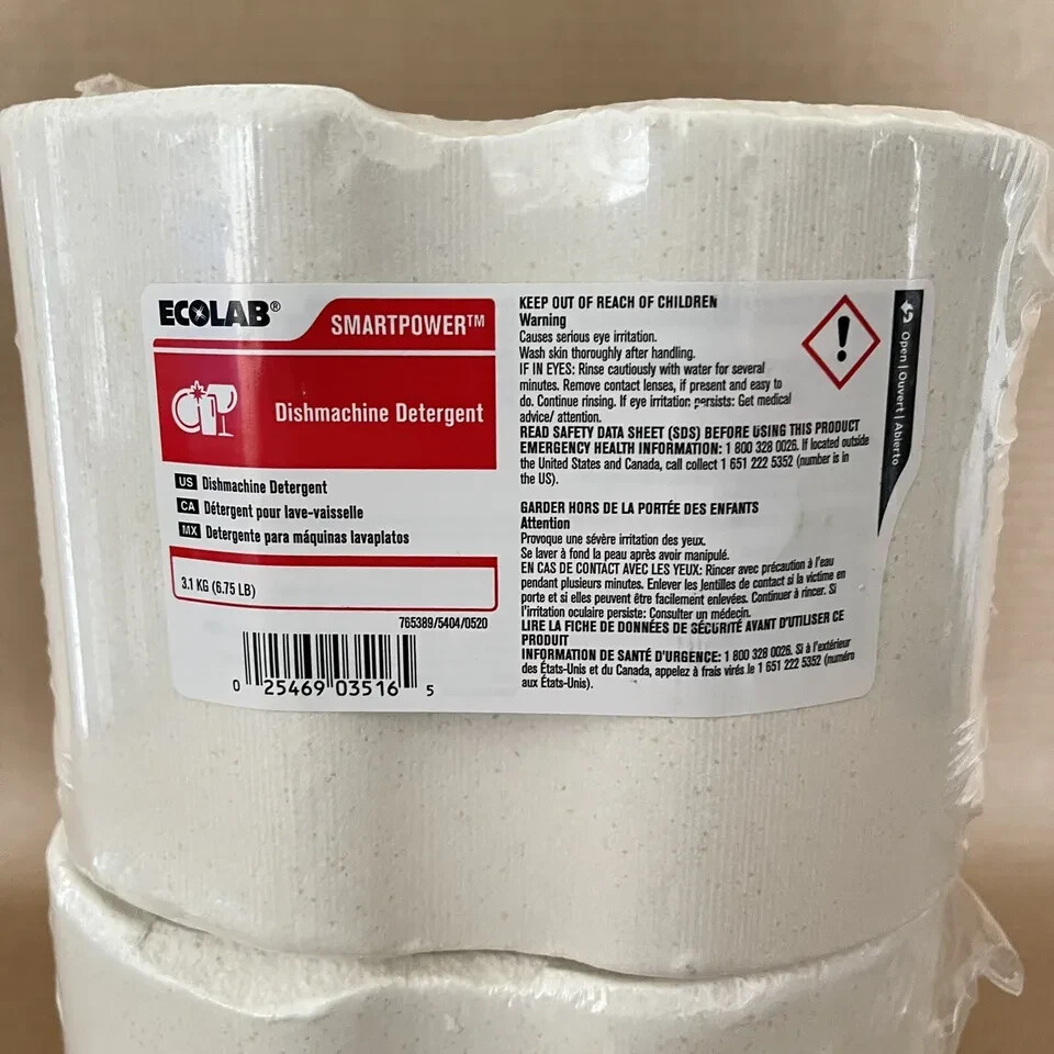 Ecolab Smartpower Dishmachine Dish Detergent (2 Pack) 6.75 lbs. Block 25469035165 | eBay