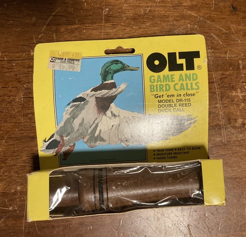 Vintage PS Olt Walnut DR-115 Duck Call - New W/ Original Package | eBay