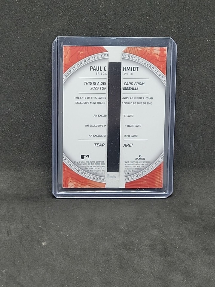 2023 Topps Rip Paul Goldschmidt RIPPED /99 Cardinals | eBay