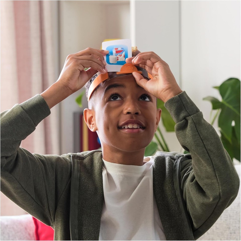 2023 Hedbanz with New Cards, Picture Guessing Board Game Age 6 & Up, 2 ...