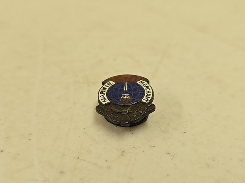 Vintage World War 2 US Pacific Merchant Marines Enameled Sterling ...