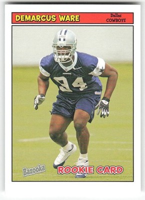 2005 Bazooka #214 DeMarcus Ware FOOTBALL Dallas Cowboys | eBay