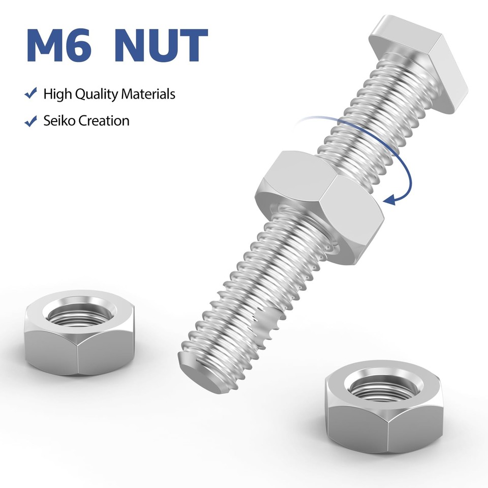 20-Pack Cropped Head Greenhouse Bolt and Ring Sets, Create Tying Points ...