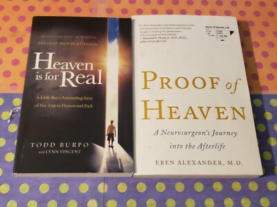 HEAVEN - LOT OF 2 TRADE PAPERBACK BOOKS - PROOF OF & IS FOR REAL | eBay