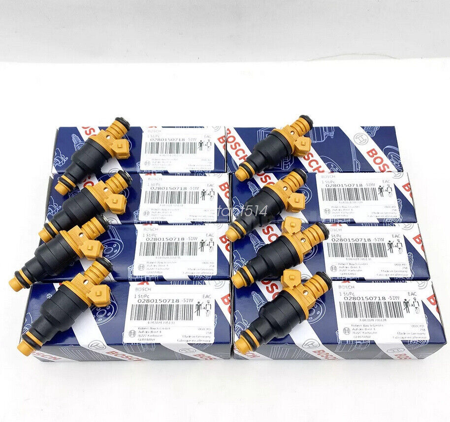 8X Original BOSCH OEM Upgrade Fuel Injectors For Ford F150 F250 F350 ...