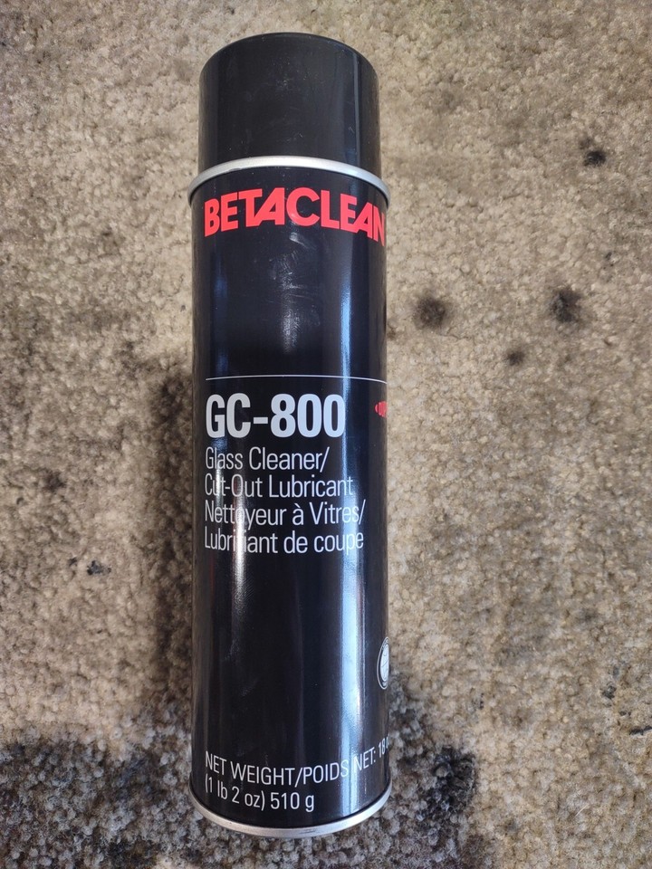 12) 18oz Cans Aerosol Dow Dupont Betaclean GC-800 Professional Glass ...