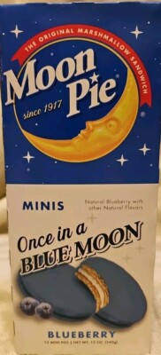 Moon Pie Minis-Once In A Blue Moon Blueberry 12ct, 12oz Carton Exp ...