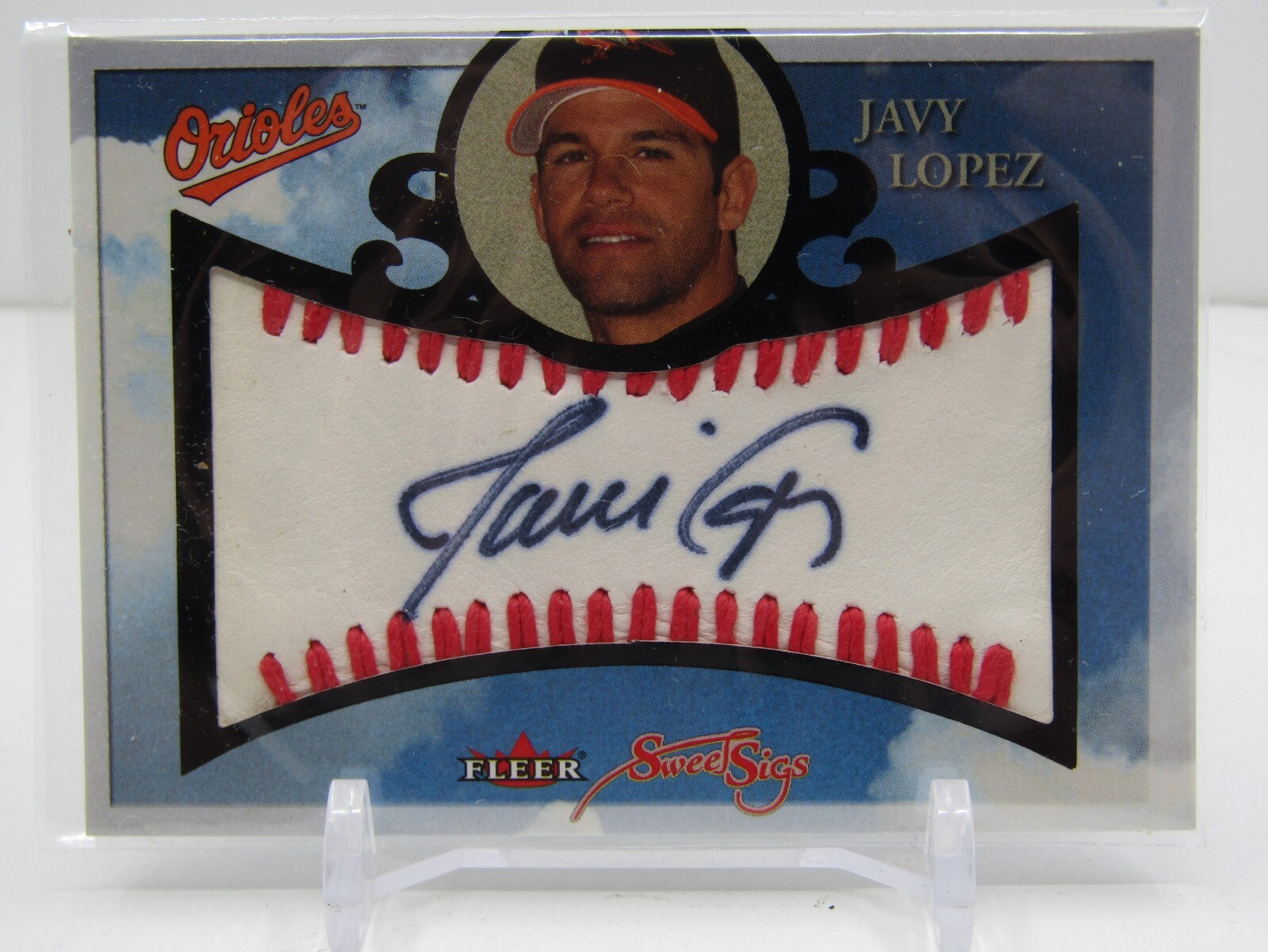JAVY LOPEZ 2004 FLEER SWEET SIGS AUTOGRAPH AUTO! #15/18! BALTIMORE ...