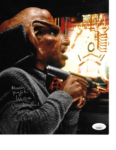 Max Grodenchik as "Rom" Star Trek DS9 Hand Signed In Person Autograph ...