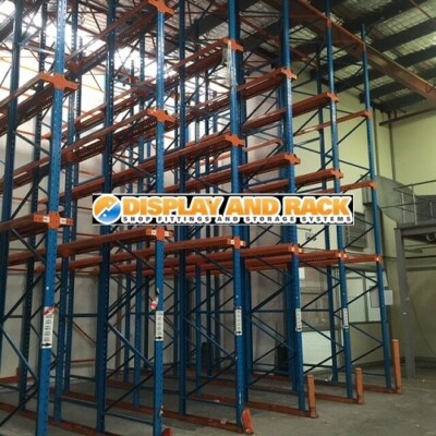 Drive In Dexion "Mark A " Type Pallet Rack Used 120 Pallet Space ...