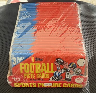 1983 Topps Football Grocery Rack Box 24 Racks 72 Packs | eBay