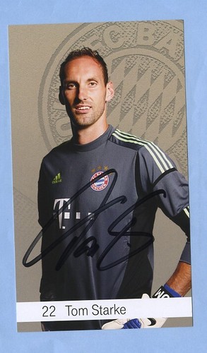 2012/13 -- 22 Tom Starke -- FC BAYERN MÜNCHEN - Original Autogrammkarte ...