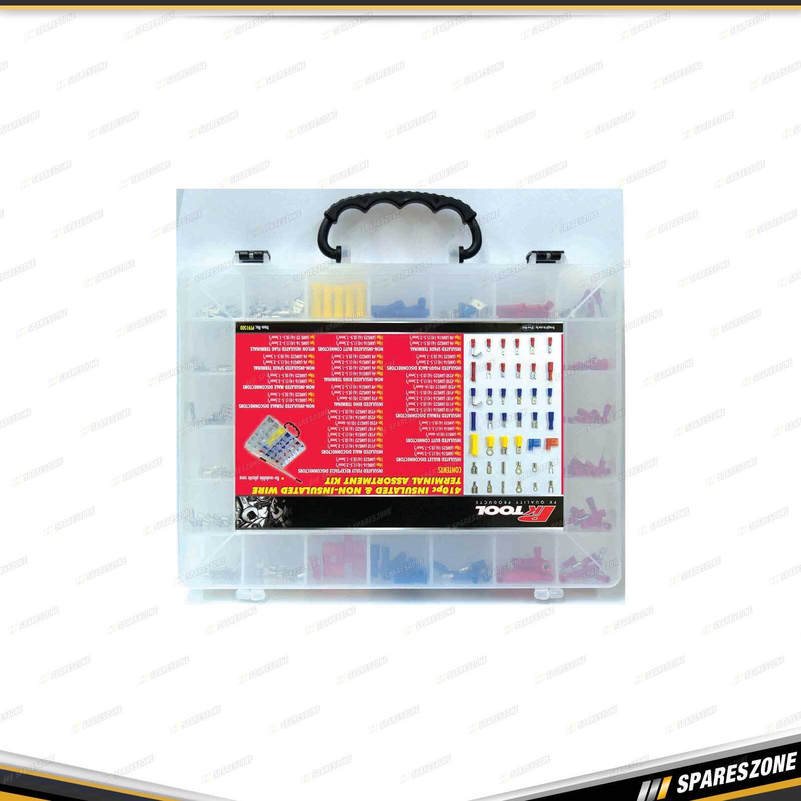 410 Pcs of PK Tool Wire Terminals Assortment - Insulated & Non ...