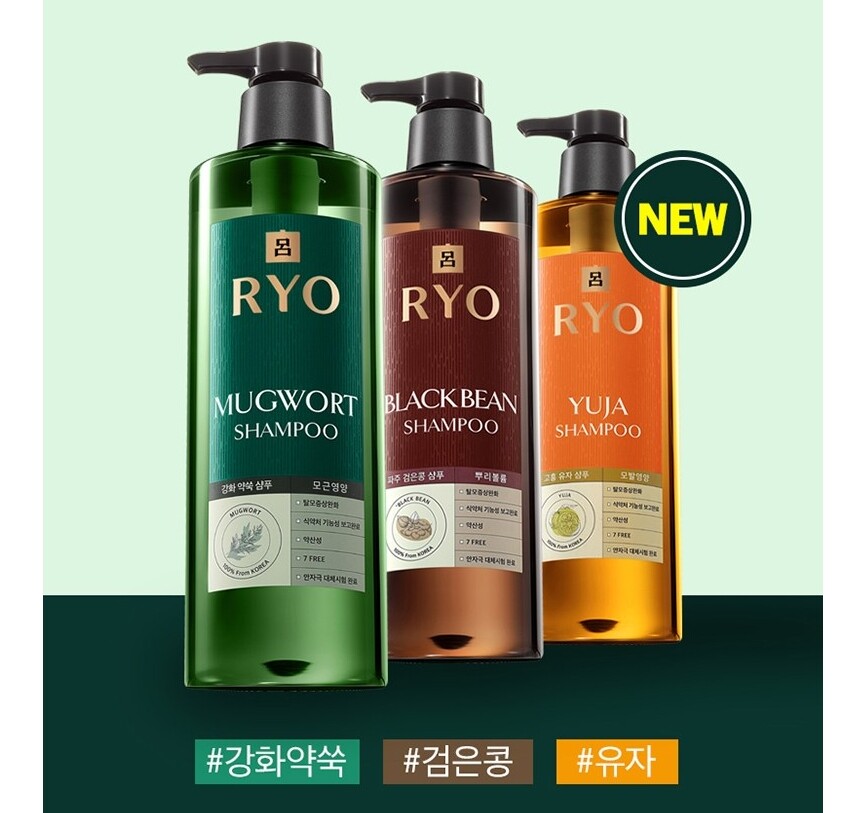 RYO Paju Black Bean Hair Loss Symptom Relief Shampoo 800mlx2pcs | eBay