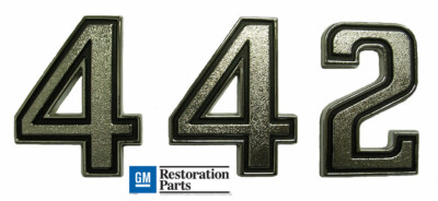 1969-1972 Cutlass 442 Trunk Lid Emblem Oldsmobile | eBay