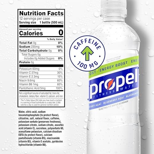 Energy Boost Blueberry Acai Water 16.9oz Bottles 12 Pack | eBay