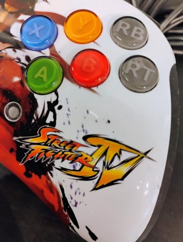 Mad Catz RYU Xbox 360 SFIV Fight Pad Controller Capcom Street Fighter ...
