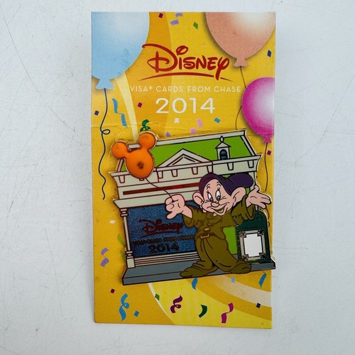 2014 Disney Trading Pin Visa Card Member Exclusive Dopey Snow White ...