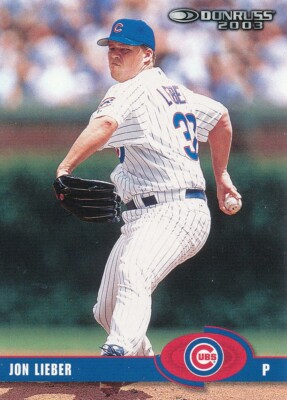 Jon Lieber 2003 Donruss #255 Chicago Cubs baseball card | eBay