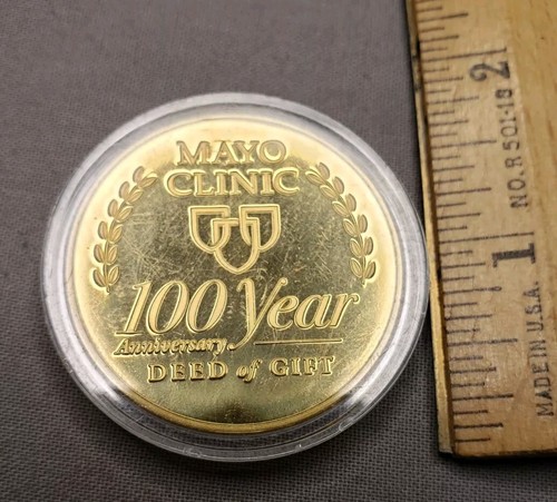 Mayo Clinic 100 Year Deed of Gift Proof MEDAL TOKEN COIN Good Humanity ...