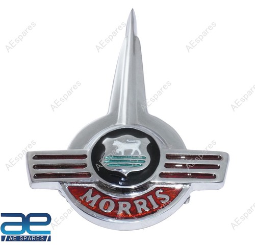 Morris Minor Bonnet Badge Rare Alloy Chrome GEc | Suitable For Car | 1 ...