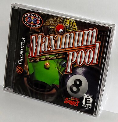 Maximum Pool (Sega Dreamcast, 2000) BRAND NEW FACTORY SEALED! RARE! HTF! 20626710398| eBay