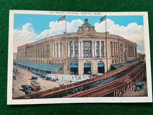 South Station, Boston, Massachusetts Vintage Postcard | eBay