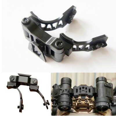 Metal Tactical PVS28 NVG Double Arm Bracket Mount For AN/PVS Dual Night ...