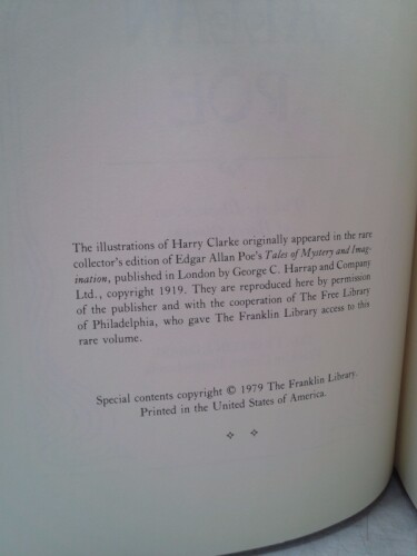 Tales of Edgar Allan Poe (The Franklin Library) by Edgar Allan Poe | eBay