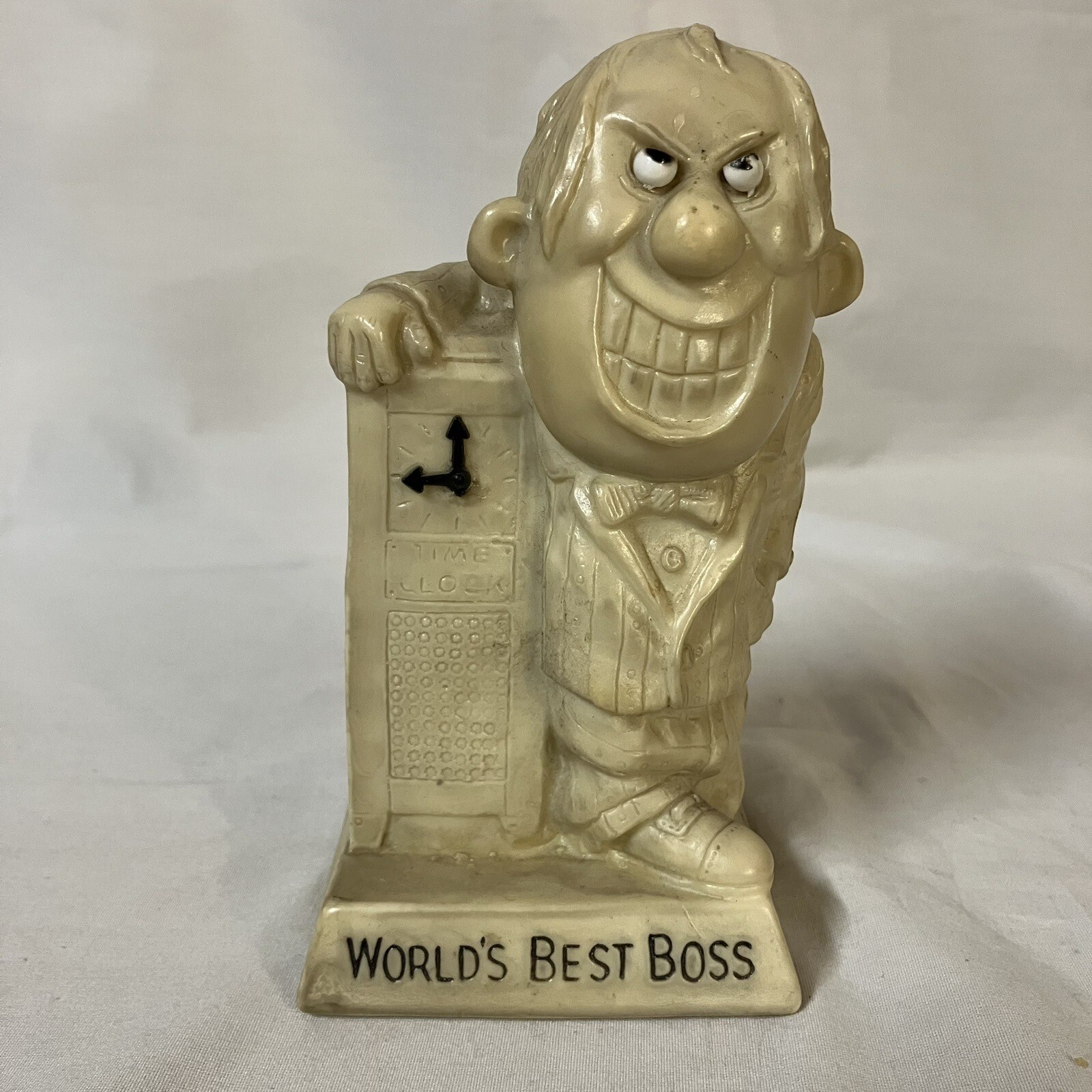 Vintage 1971 Russ Berrie Figurine World's Best Boss Statue Free ...