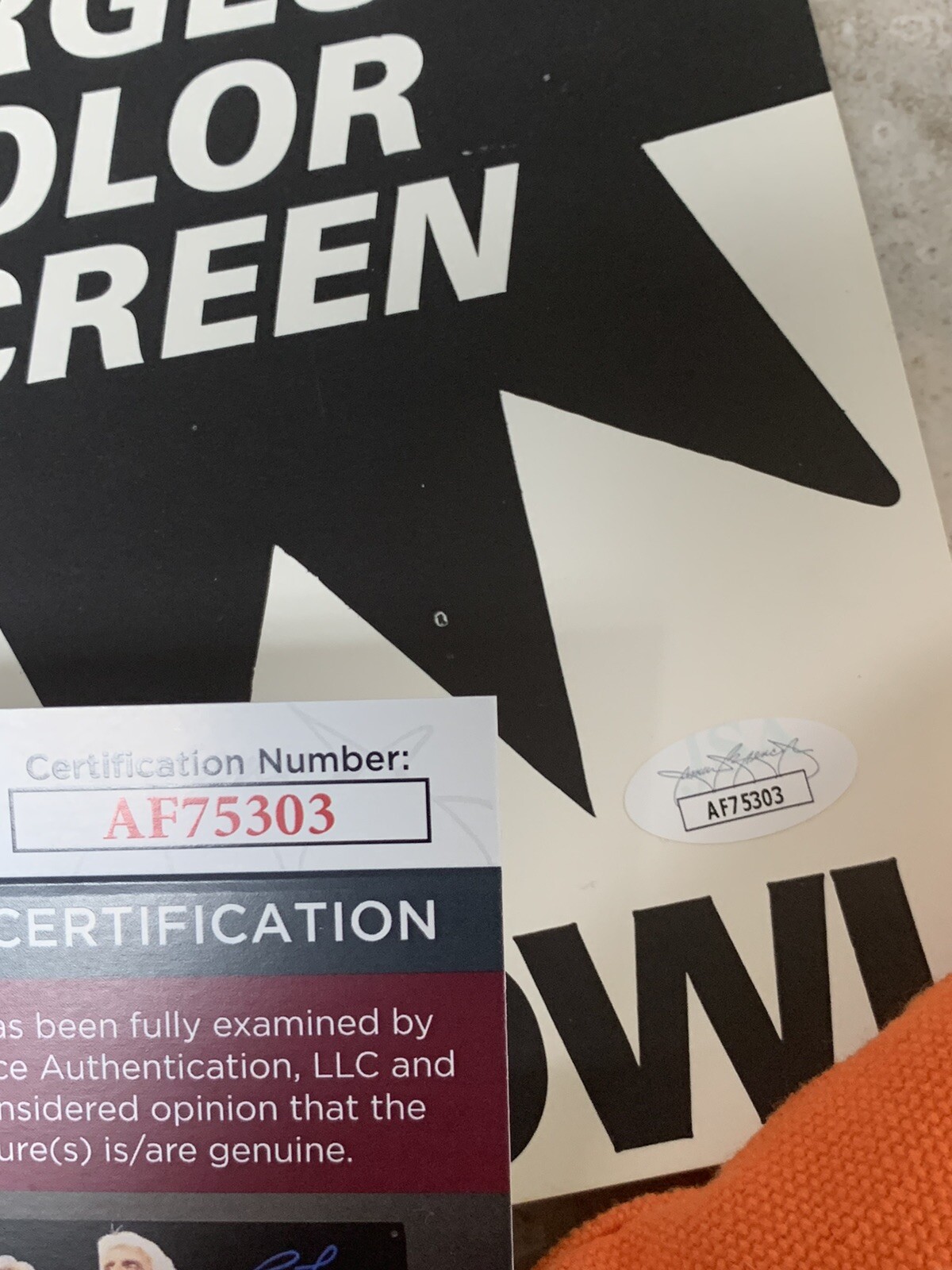 1980 Larry Holmes Vs. Muhammad Ali Signed Boxing Poster JSA Autograph ...