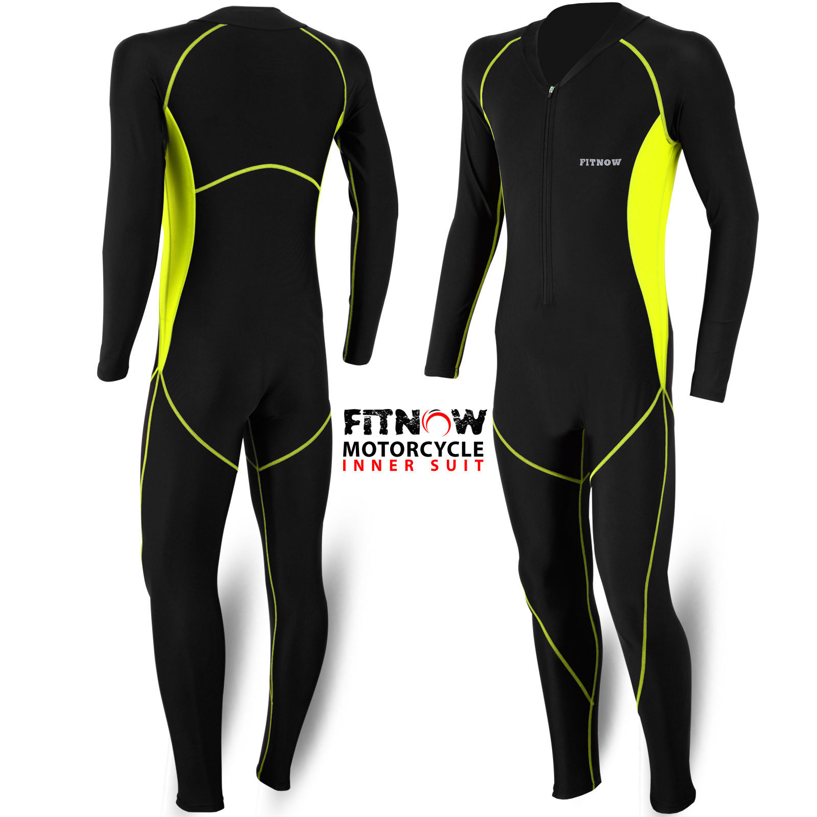 Motorcycle Base Layer Compression Lycra Inner Rash Guard One Piece Suit ...
