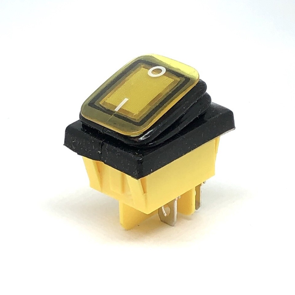 Waterproof Rocker Boat Switch with LED IP67 AC/DC 12V 24V 110V 250V/30A ...