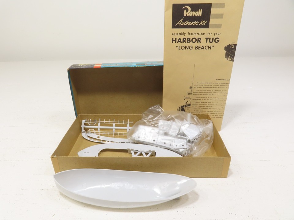 Revell H-314:129 Harbor Tug "Long Beach" Model Kit LN | eBay