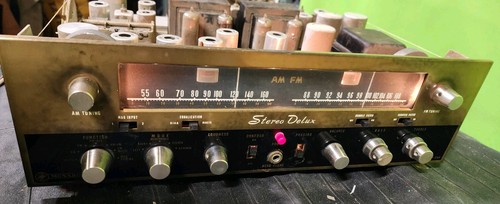 VINTAGE Monarch STA 260 Stereophonic Tube STEREO FM AM PHONO RECEIVER ...
