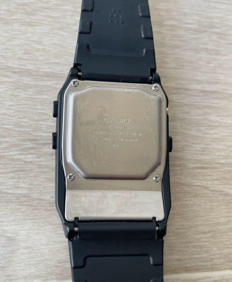 Casio Data Bank DBC-62 Digital Watch with Original Strap, Works ...