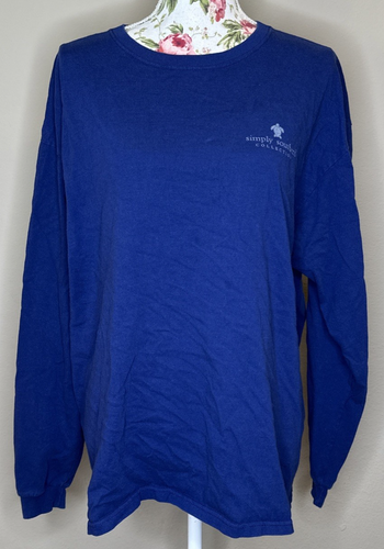 Simply Southern Collection T-Shirt Womens Sz XL Blue Turtle Compass ...