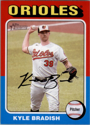 2024 Topps Heritage #137 Kyle Bradish Baltimore Orioles MLB Baseball ...