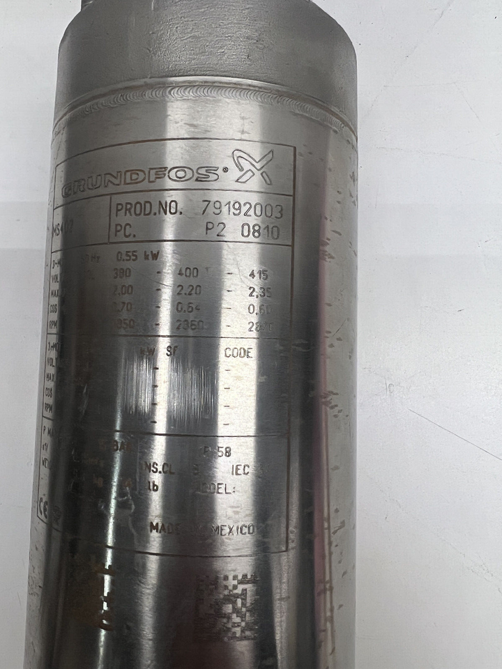 GRUNDFOS MS402 Submersible Pump Heavy Duty Stainless | eBay
