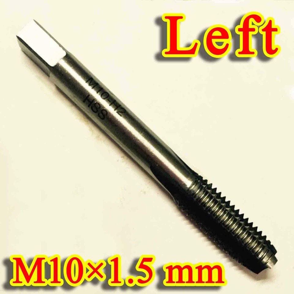 HSS M10 X 1.5 mm Left-hand thread Plug Tap Die Threading Tool for ...