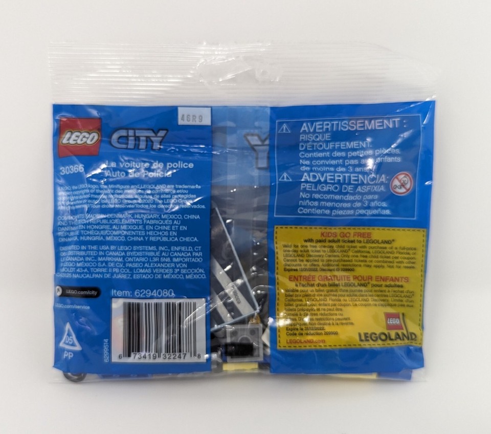 Lego City Police Car 30366 W/ Police Officer Polybag Brand New | eBay