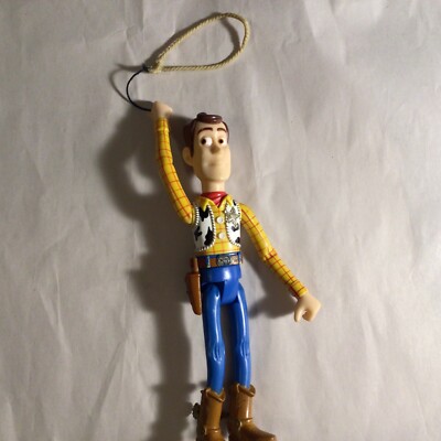 Disney Pixar Toy Story Sheriff Woody Action Figure Rope lasso poses ...