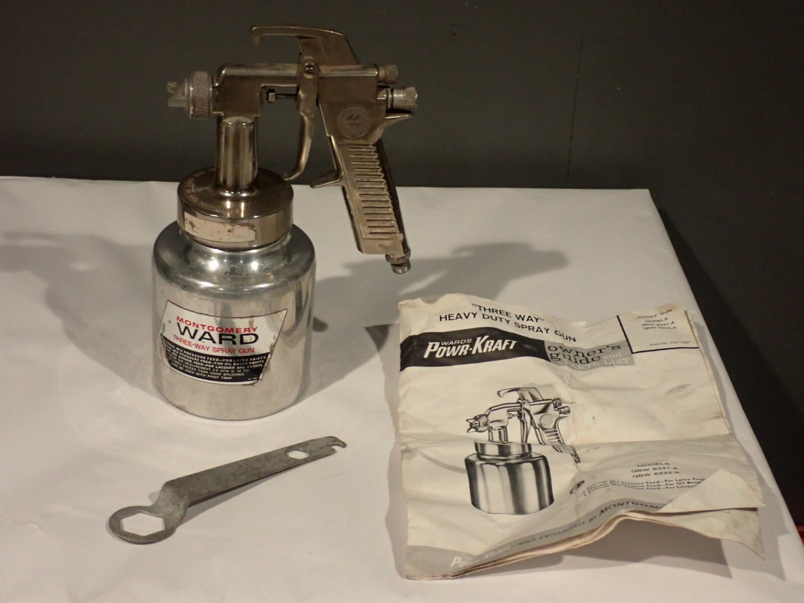 Vintage Montgomery Ward 3 Way Spray Gun w Manual | eBay