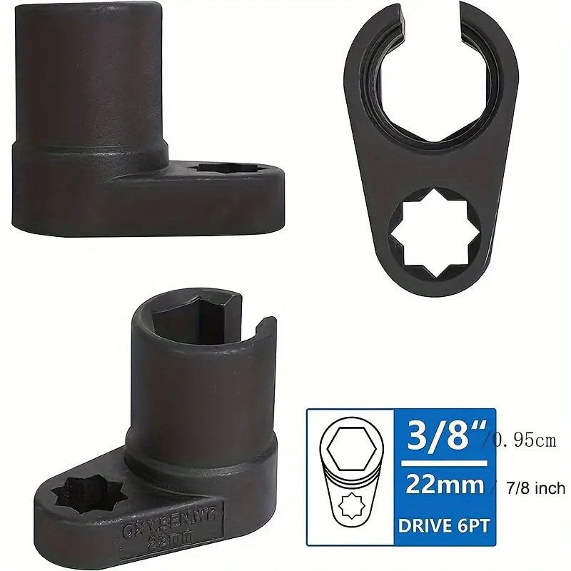 5Pcs Oxygen Sensor Socket Vacuum Wrench O2 M12 M18 Tool Renew Thread ...