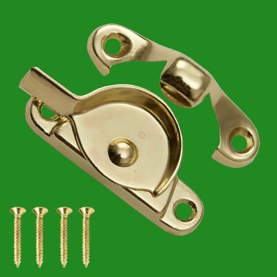 10x Fitch Sash Window Fastener Replacement, Diecast Electroplated Brass ...