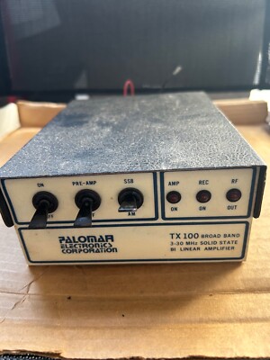 Palomar Tx 100 100+Watts Hf Ham Radio Linear Amplifier | eBay