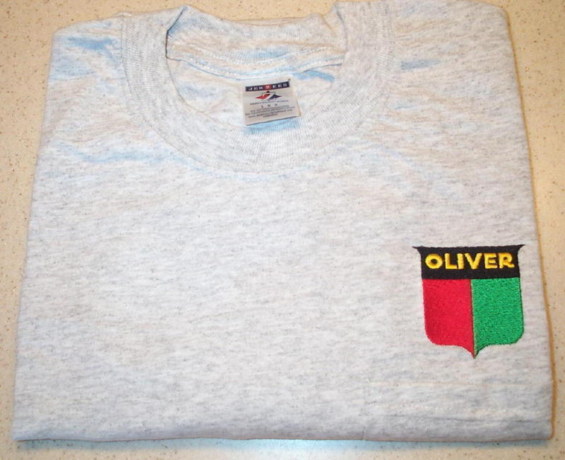 Oliver Shield Logo Embroidered Mens S/S T-shirt w/Pocket (4 colors) | eBay
