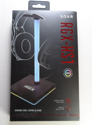 Soar RGX HS1 Color Changing Headphone Stand ( Holder ) with 2 USB Ports ...