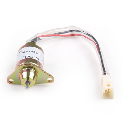 Fuel Shut Off Solenoid Valve for 119653-77950 Yanmar 3TNE84 3TNE88 ...